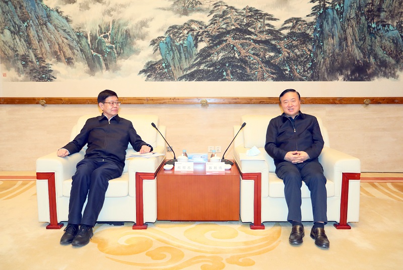 Weng Zuliang and Guo Wenqing Meet with Liu Mingzhong and Xu Peng, Key ...