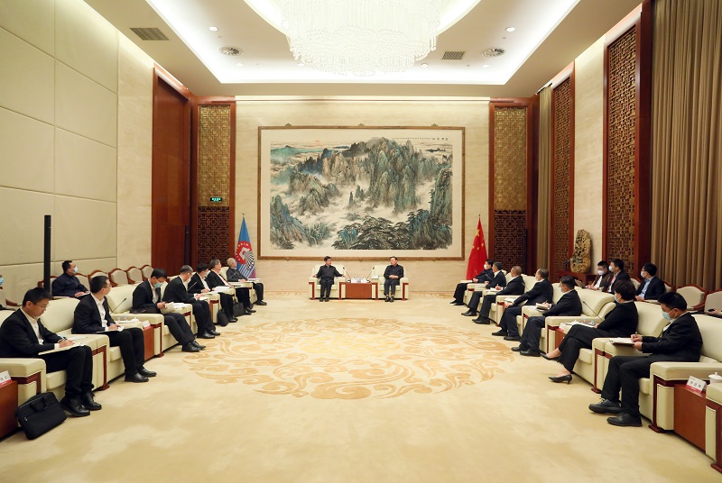 Weng Zuliang and Guo Wenqing Meet with Liu Mingzhong and Xu Peng, Key ...