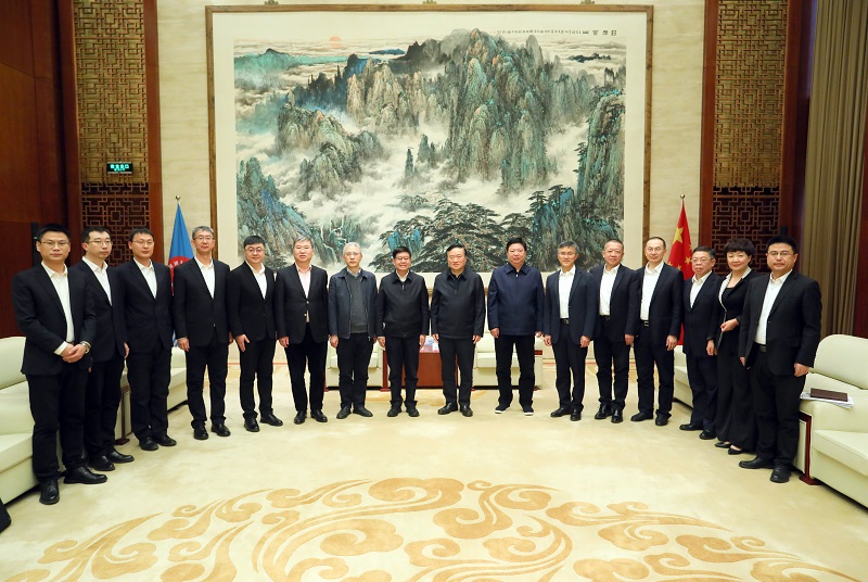 Weng Zuliang and Guo Wenqing Meet with Liu Mingzhong and Xu Peng, Key ...