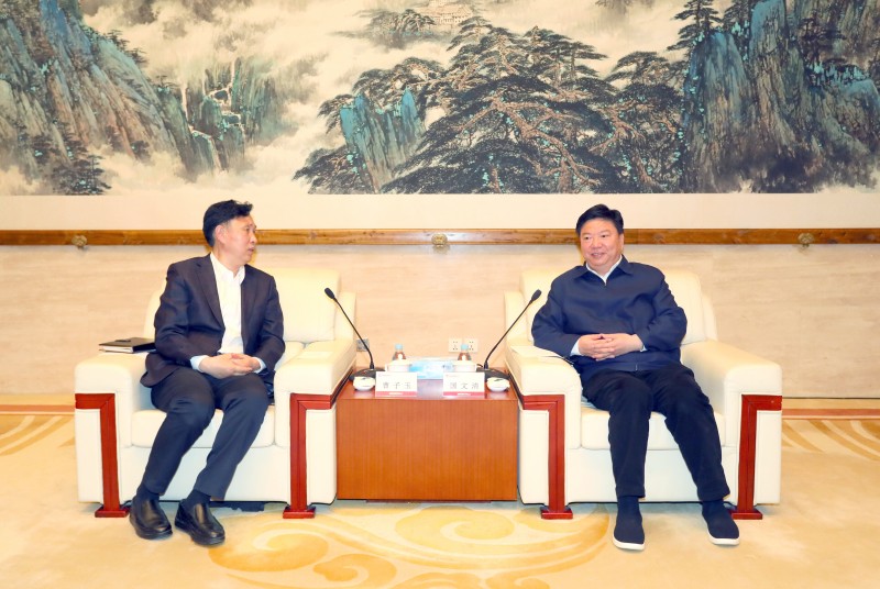 Guo Wenqing Meets with the Delegation Led by Cao Ziyu, Chairman and ...